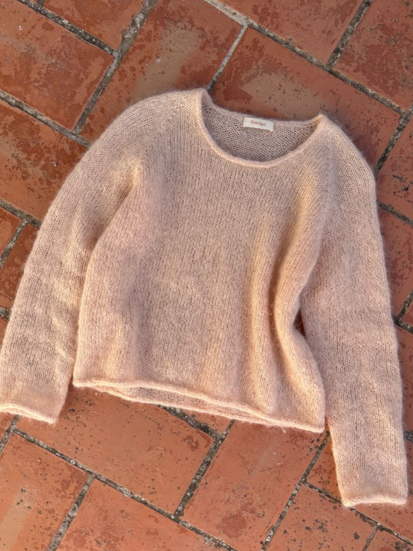 PetiteKnit -Cumulus Blouse o-neck neuleohje – WoolWomen